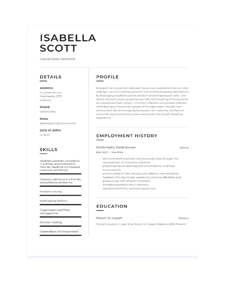 Resume | PDF