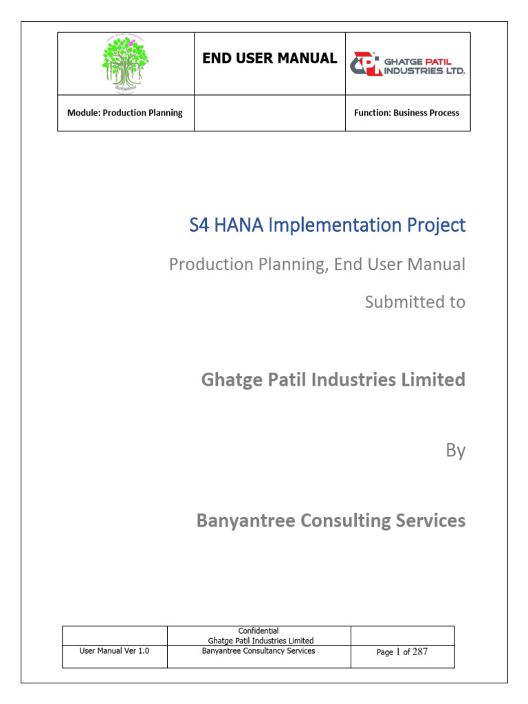 BCS GPIL PP Process Manual v1.0 | PDF | Icon (Computing) | Logistics