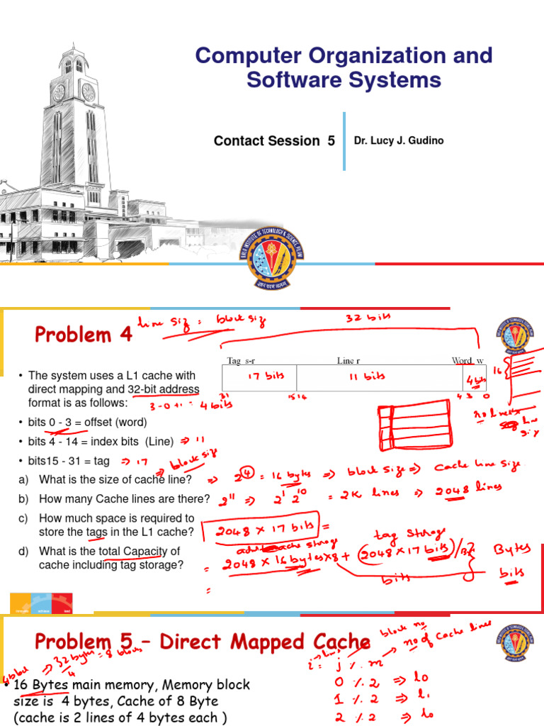 COSS - Lecture - 5 - With Annotation | Download Free PDF | Cpu Cache | Computer Memory