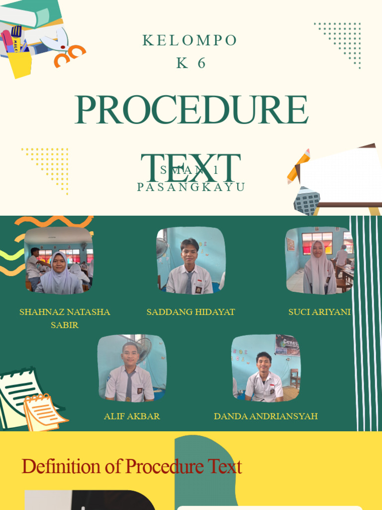 Procedure Text | Download Free PDF | Foods | Cuisine