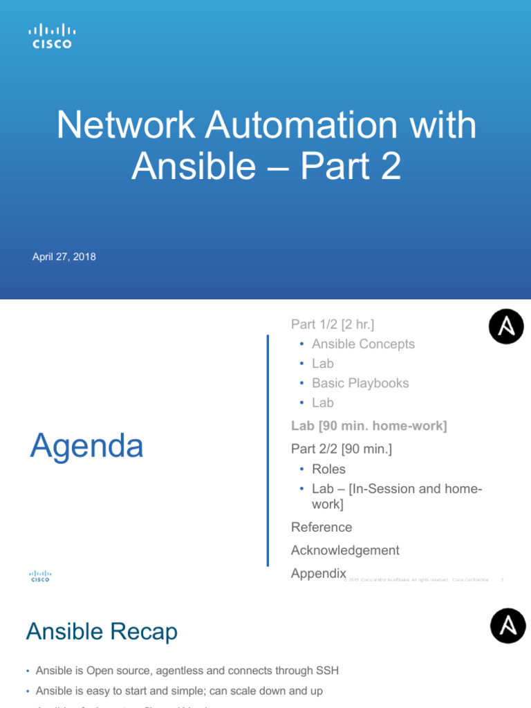 Network Automation With Ansible-Part2 | PDF | Computer Programming ...