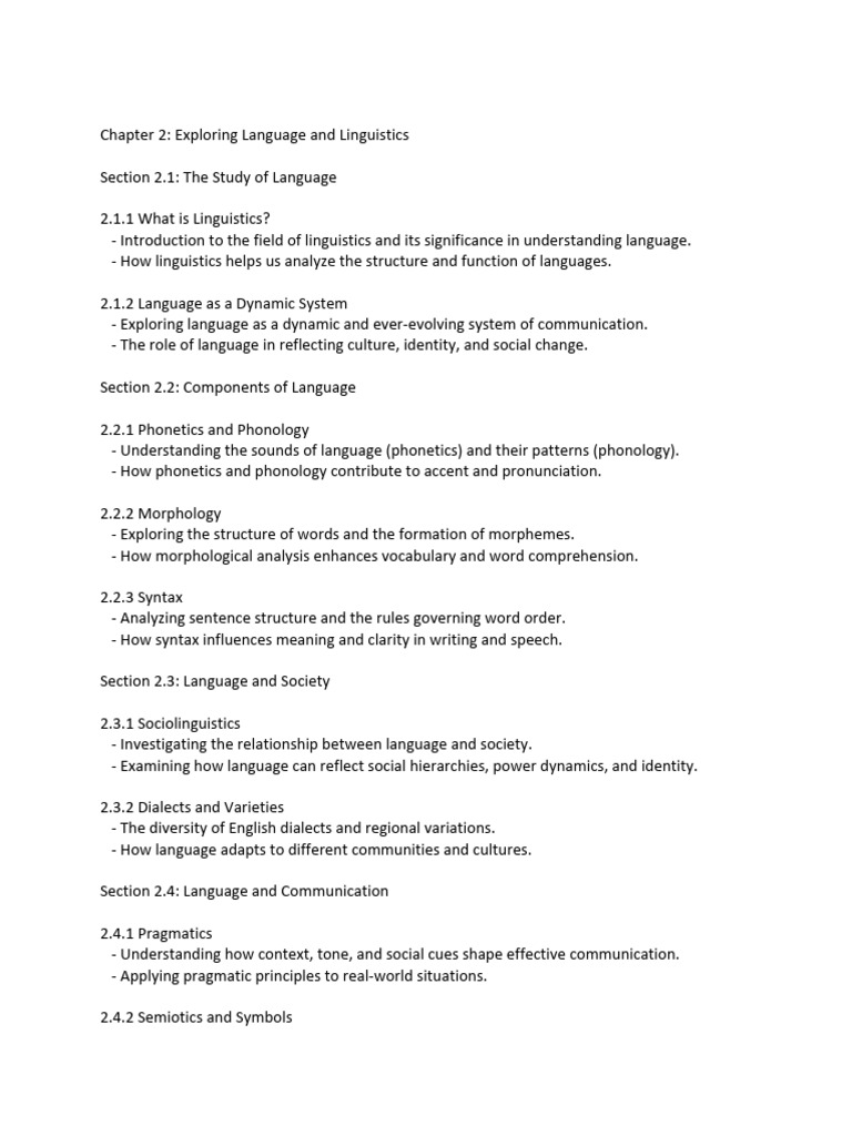 Exploring Language and Linguistics | PDF | Linguistics | Phonology