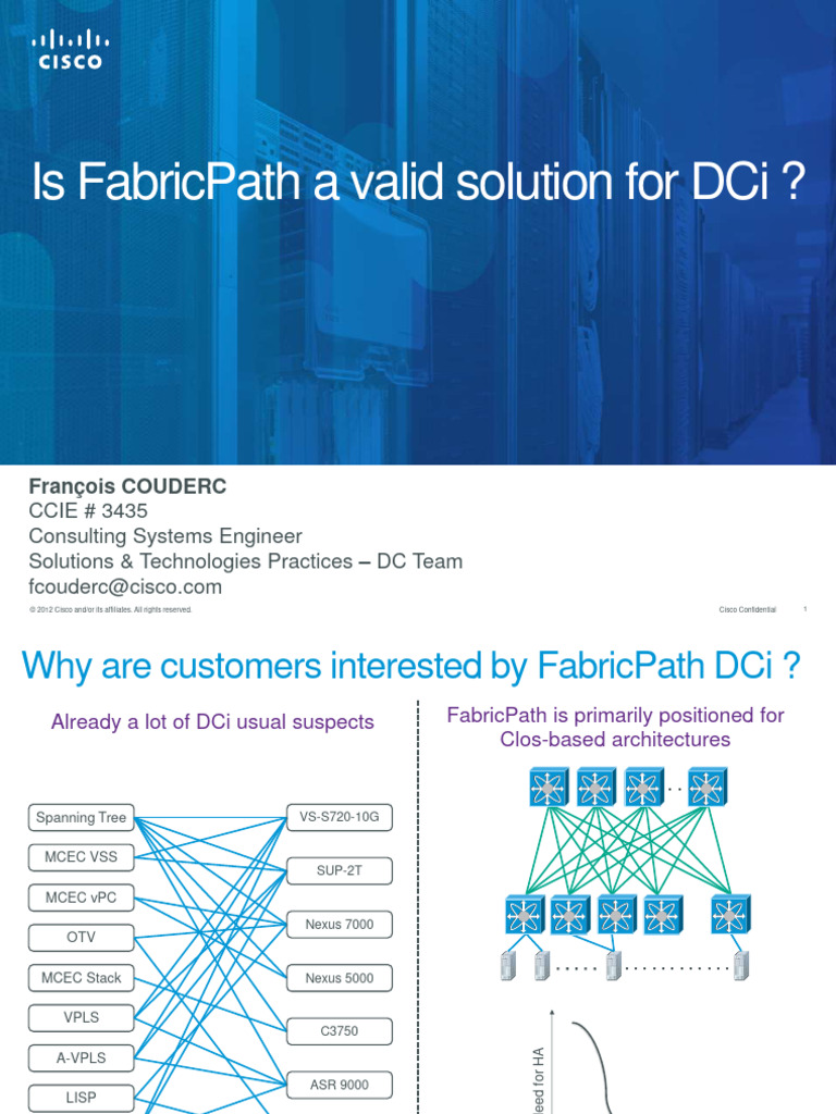 Fabricpath Dci | PDF | Network Topology | Routing