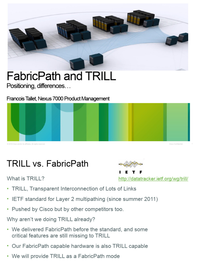 FABRICPATH Vs TRILL | PDF | Computer Standards | Telecommunications