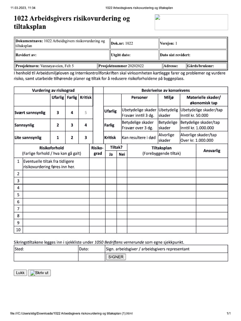 Intern Kontroll | PDF