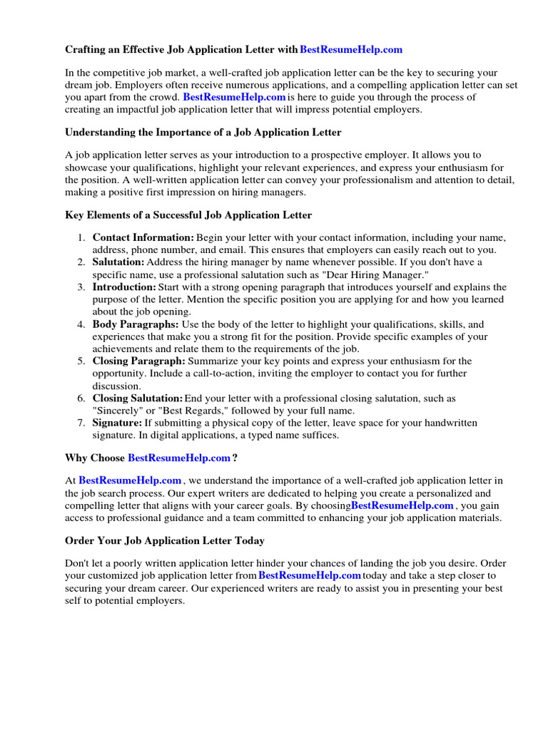 Job Application Letter in Full Block Format | PDF | Paragraph | Résumé