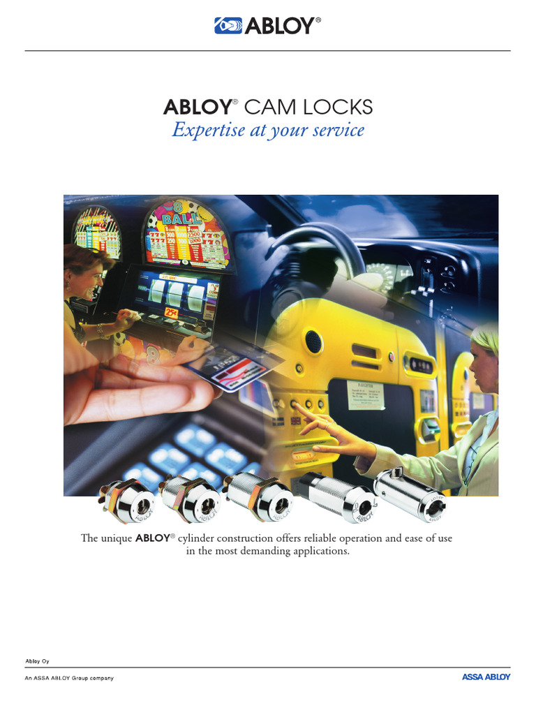 Abloy Cam Locks | PDF | Switch | Manufactured Goods