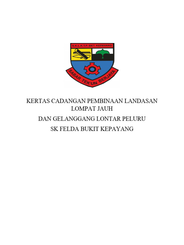 Pembinaan Gelanggang Olahraga SK Felda | PDF