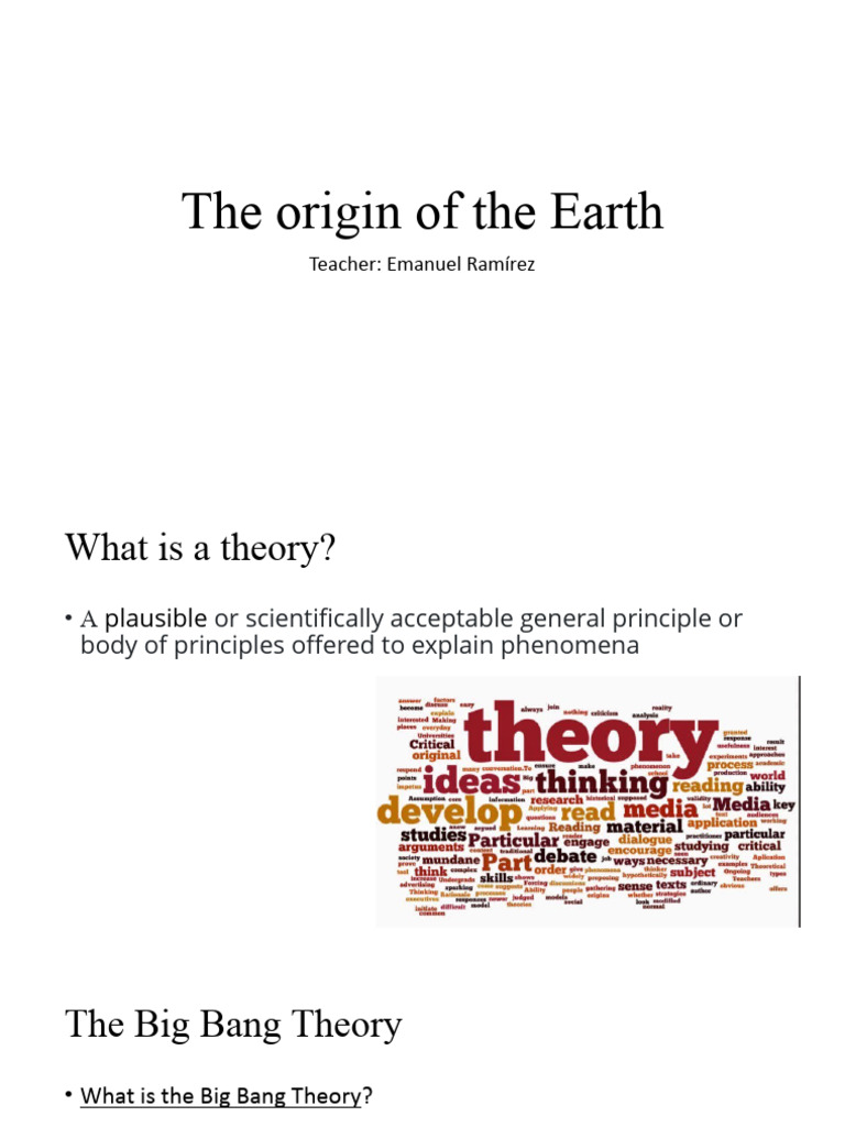 Theories of Earth's Origin Explained | PDF | Epistemology Of Science ...