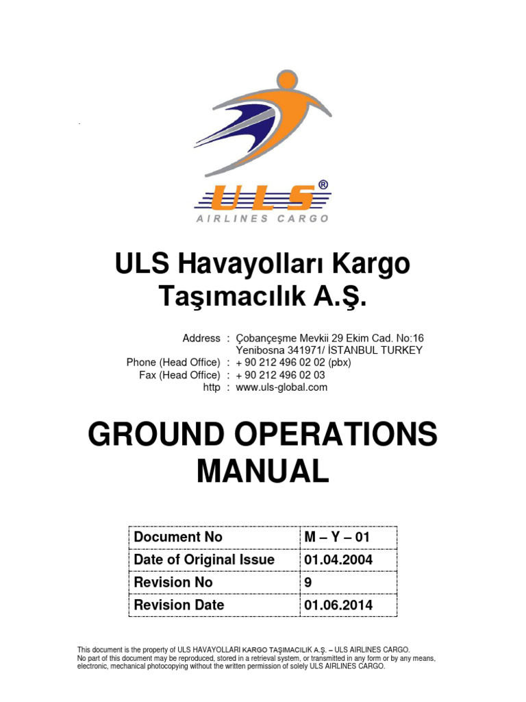 Ground Operations Manual Rev.09 01.06.2014 | PDF | Precipitation | Ice