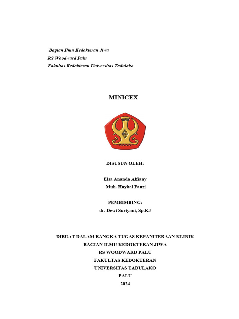 MINICEX DR - Dewi | PDF