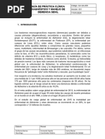 Escala Global Deterioration Scale (GDS) y Functional Assessment Staging ...