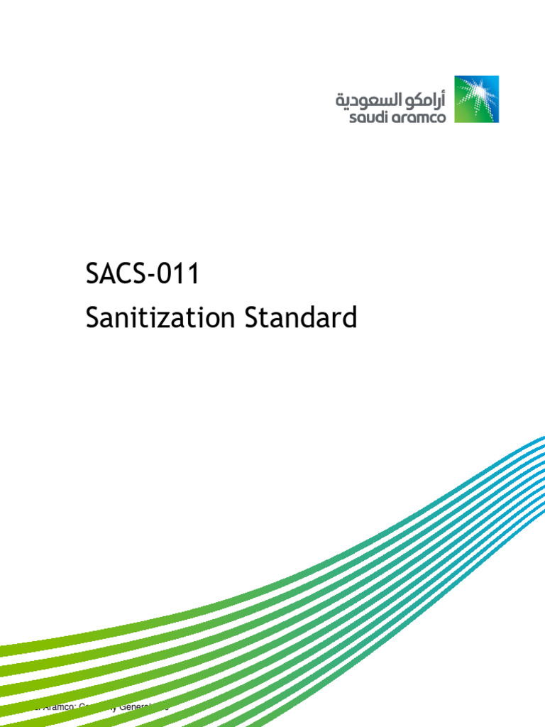 SACS-011 Sanitization Standard | PDF | Microform | Information And ...
