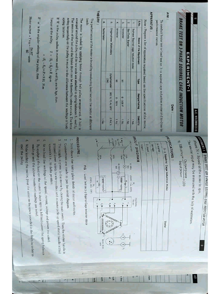 AC Machines 2 Lab | PDF