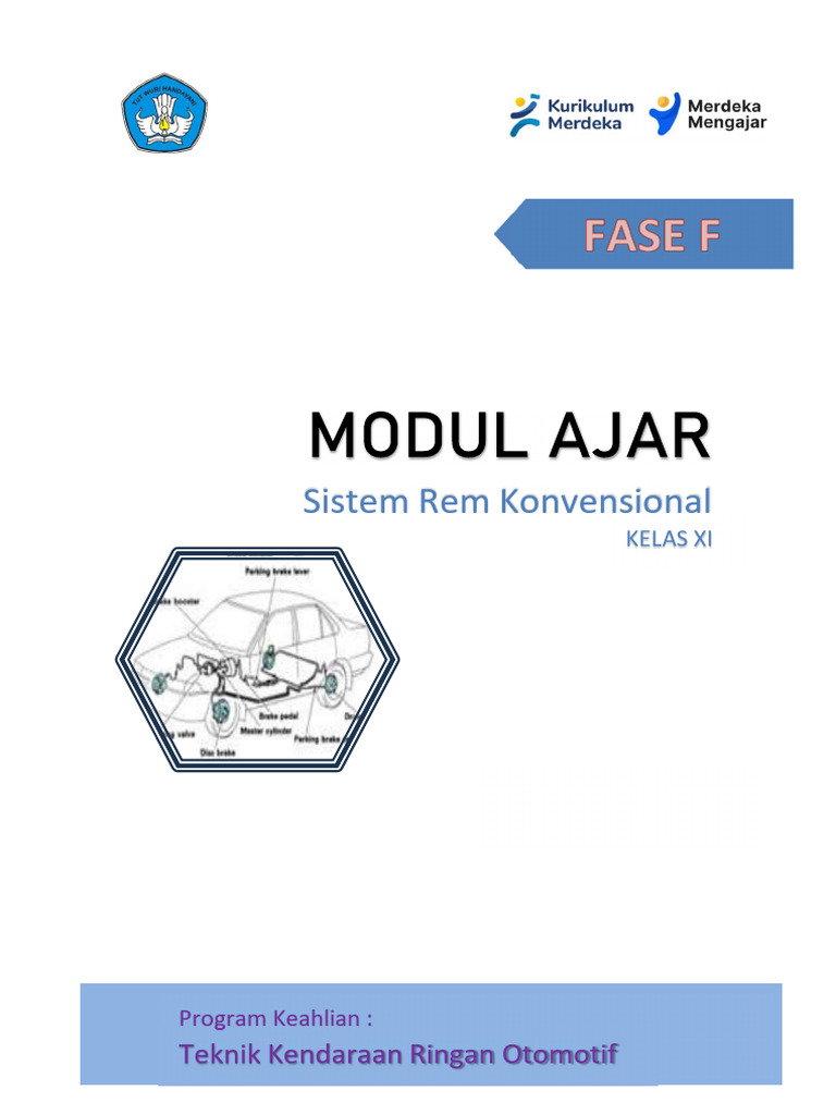 Modul Ajar Sistem Sasis TKR - HENDRIK KURNIAWAN | PDF | Teknologi & Rekayasa