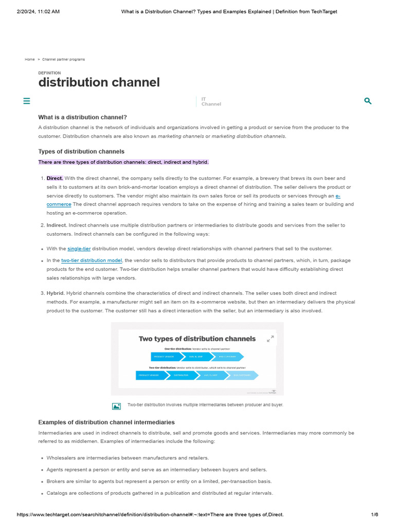 What Is A Distribution Channel - Types and Examples Explained ...