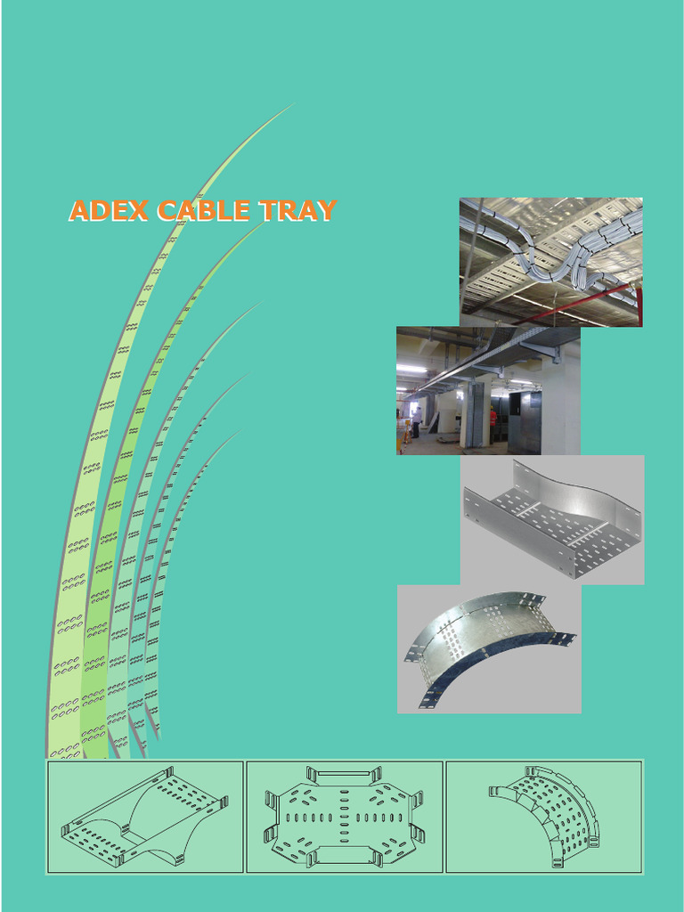 Adex Cable Tray Specifications and Types | PDF | Stairs | Length