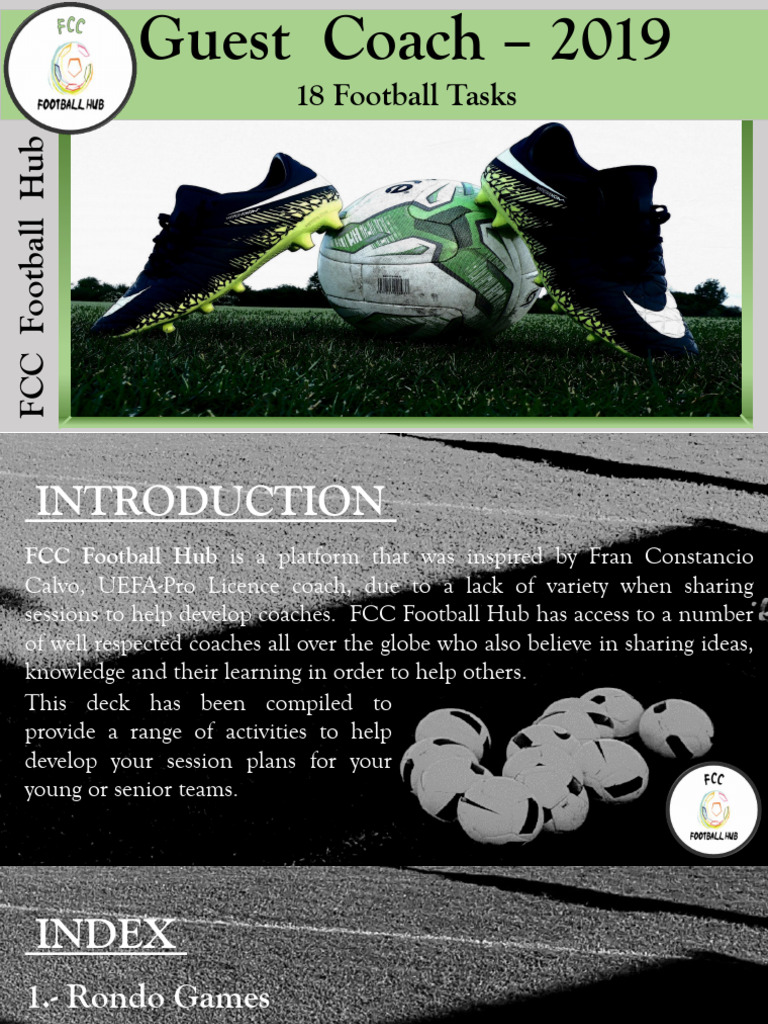 FCC Football Hub Guest Coaches 2019 | PDF | Defender (Association ...