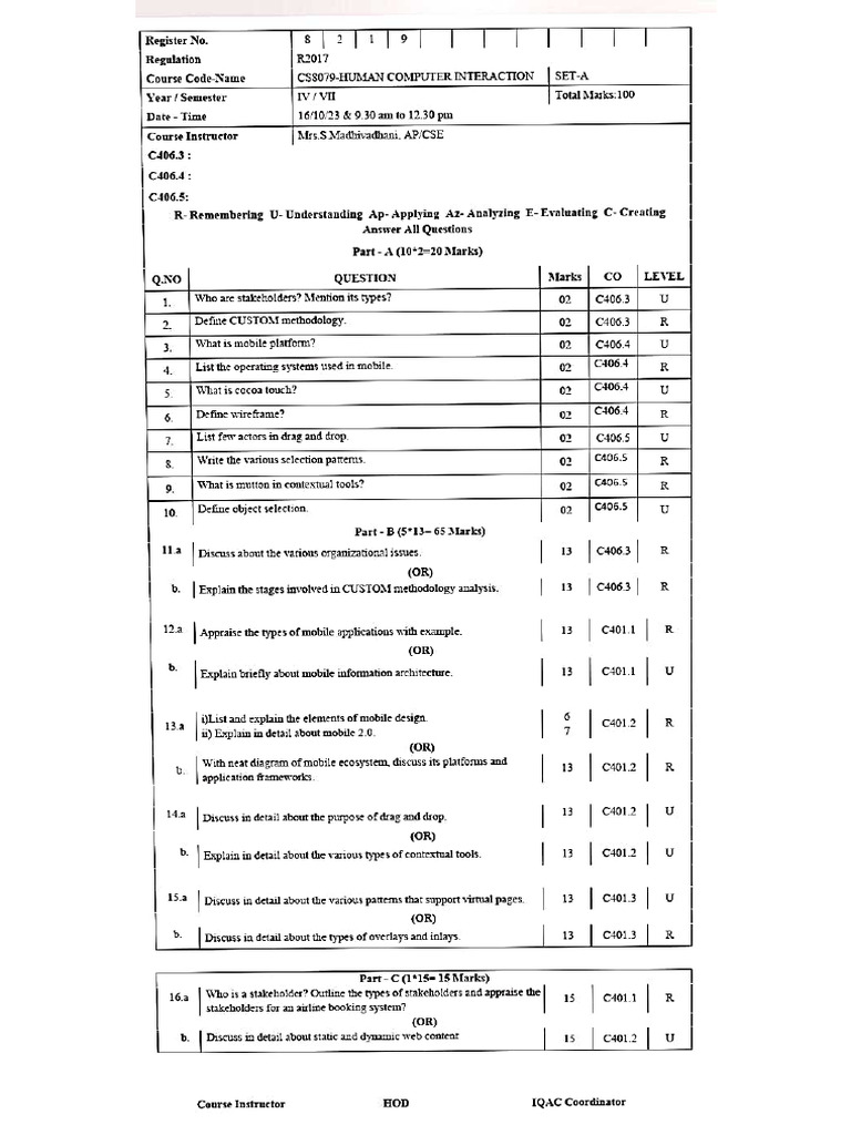 Hci Iat 2 Answers | PDF
