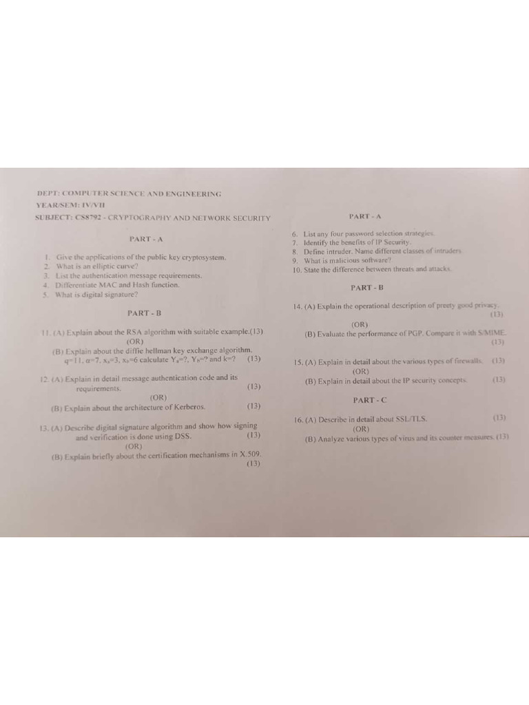 Cns Iat 2 Answers | PDF