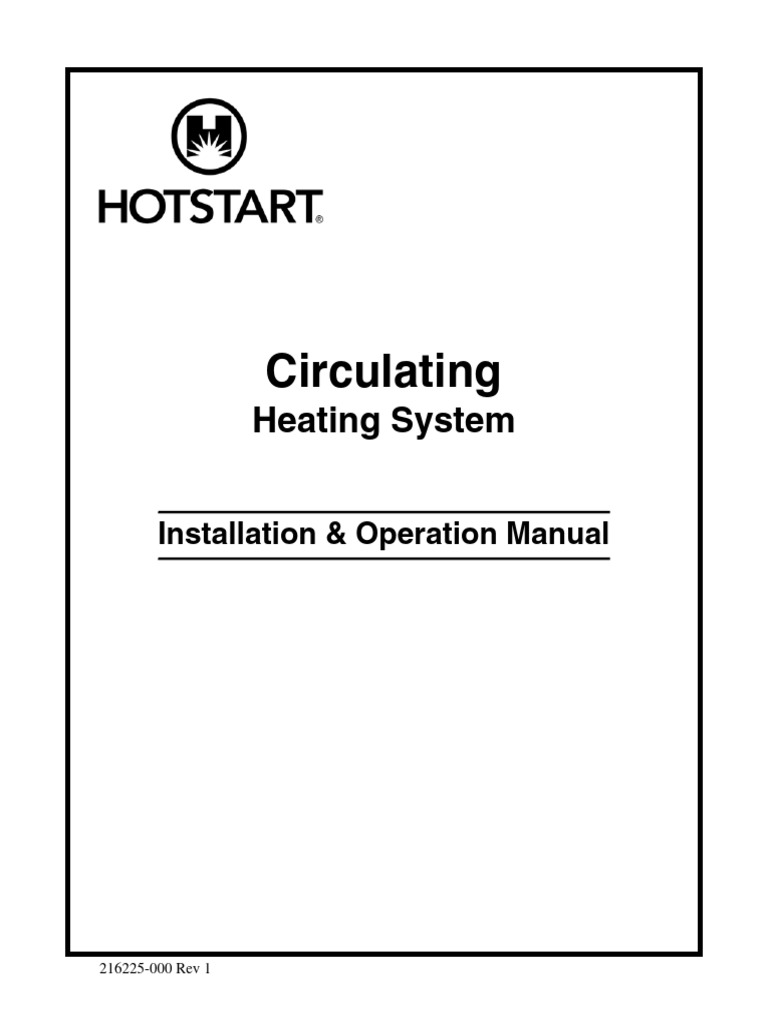 Circulating System Manual 216225 000 Rev 1 Pdf Pump Programmable Logic Controller