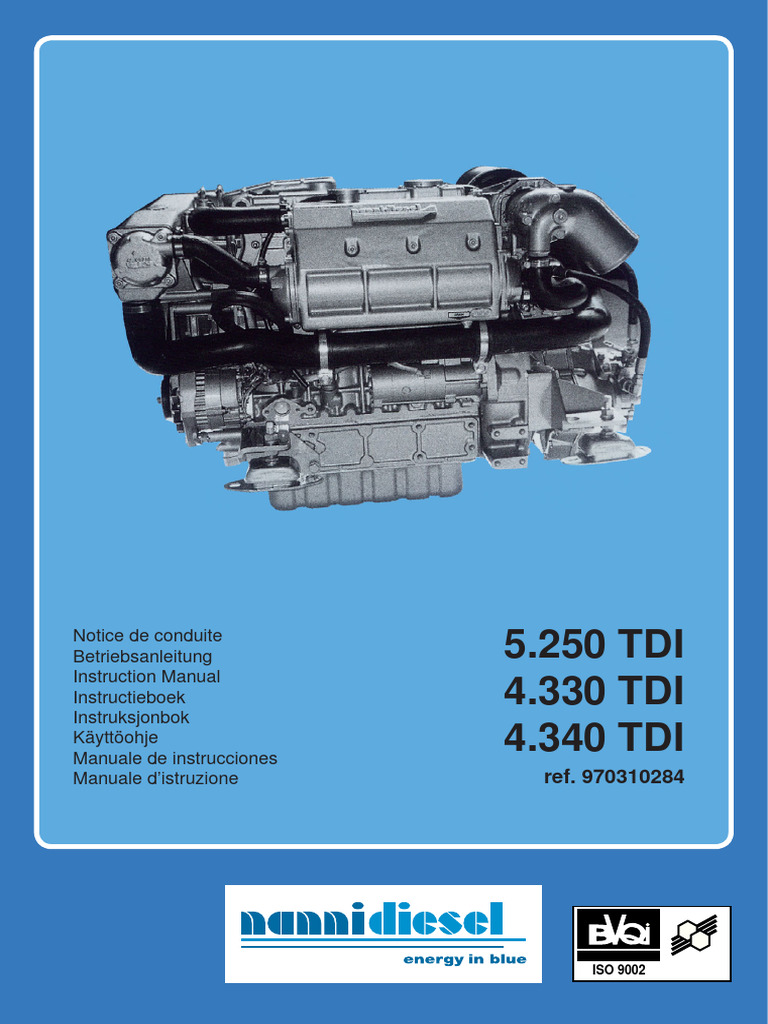 Manual Nanni Diesel 5.250 Barca | PDF | Motor Oil | Engines