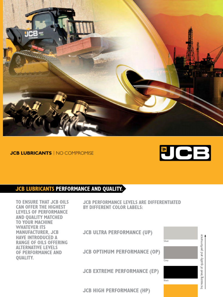 Manual Uleiuri-Vaseline JCB | PDF | Motor Oil | Lubricant