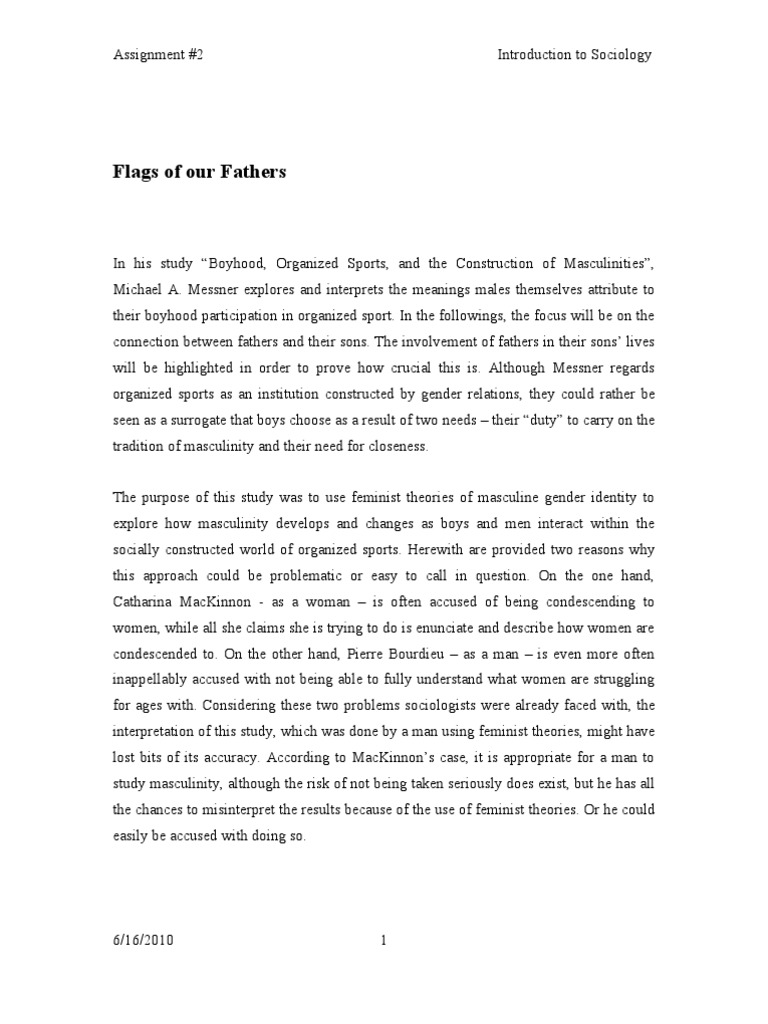 Construction of Masculinity | PDF | Masculinity | Man