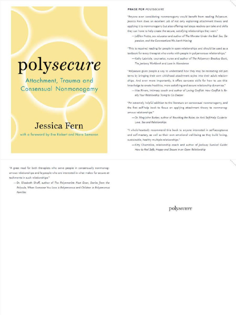 Polysecure Attachment Trauma and Consensual Nonmonogamy by Jessica Fern ...