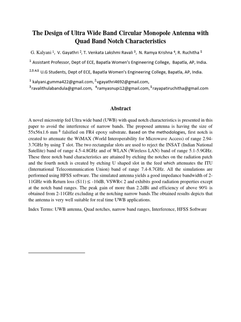 Scuopos Journal Paper PDF | PDF | Ultra Wideband | Wi Max