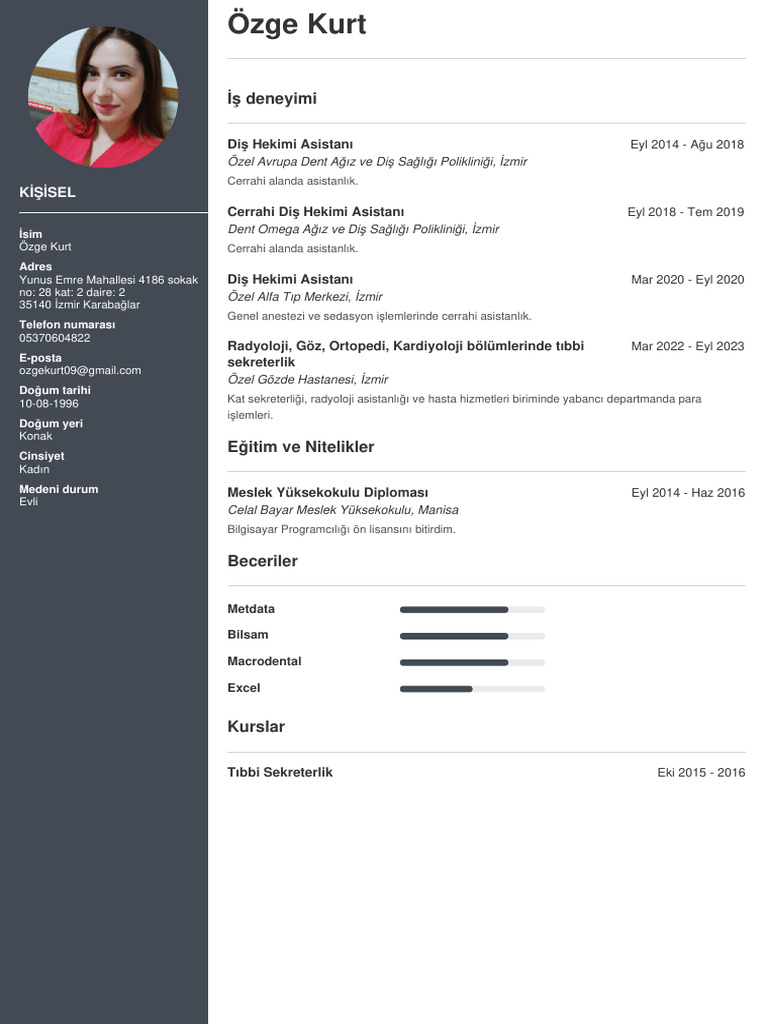 Özge Kurt CV | PDF
