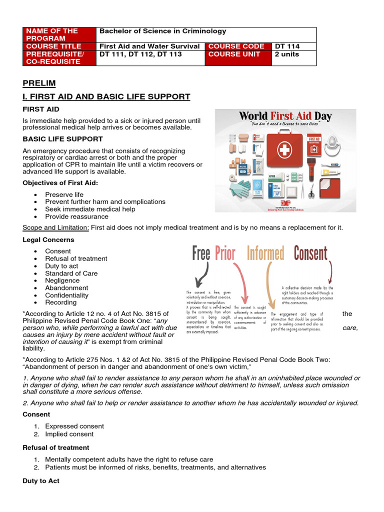 DT 114 - Course Module 1-4 | PDF | Cardiopulmonary Resuscitation ...