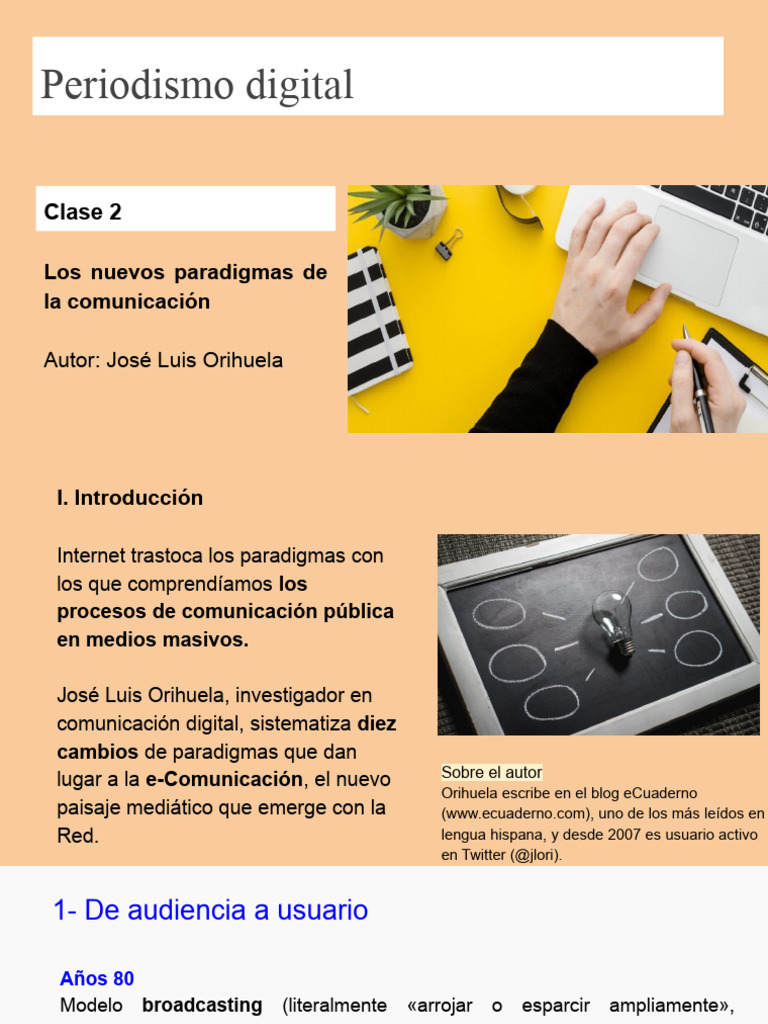 Clase 2 - Parte 1 - Curso Periodismo Digital 2023 | PDF | Internet | Multimedia