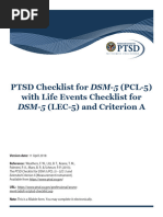 Child PTSD Symptom Scale For DMS-V CPSS-V SR | PDF | Psychology ...