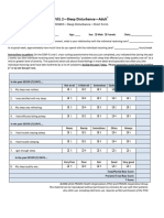 Sleep Disturbance Monitoring Form | PDF | Sleep Disorder | Insomnia