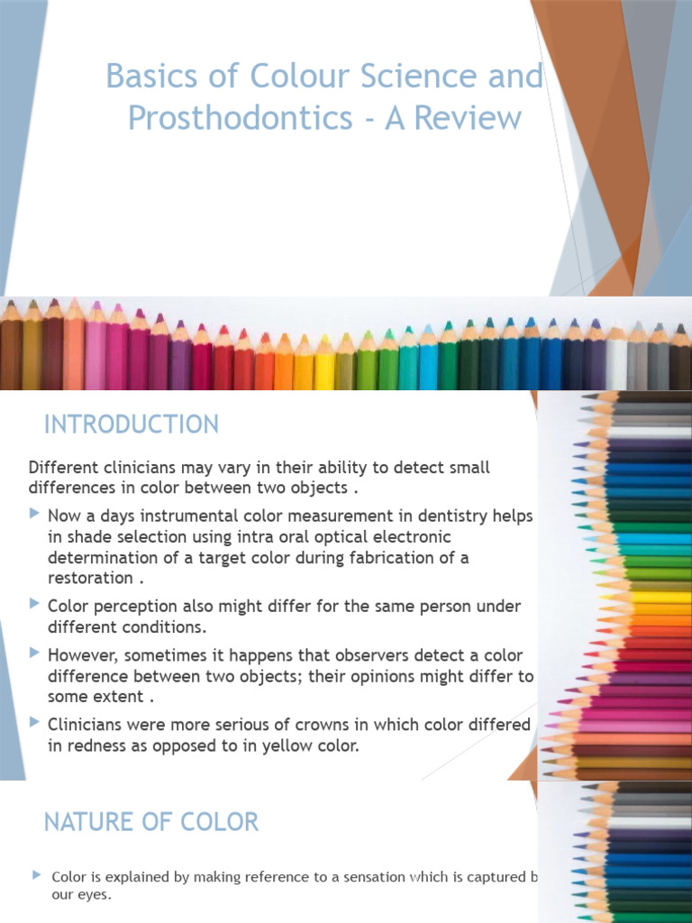 Color and Its Significance JC | PDF | Color | Visual Perception