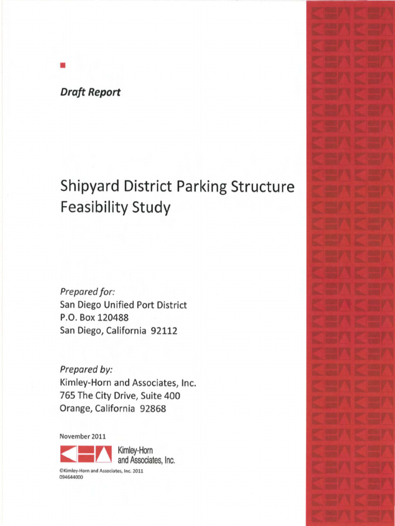 Shipyard District Parking Structure Feasibility Study | PDF | Parking | Transport