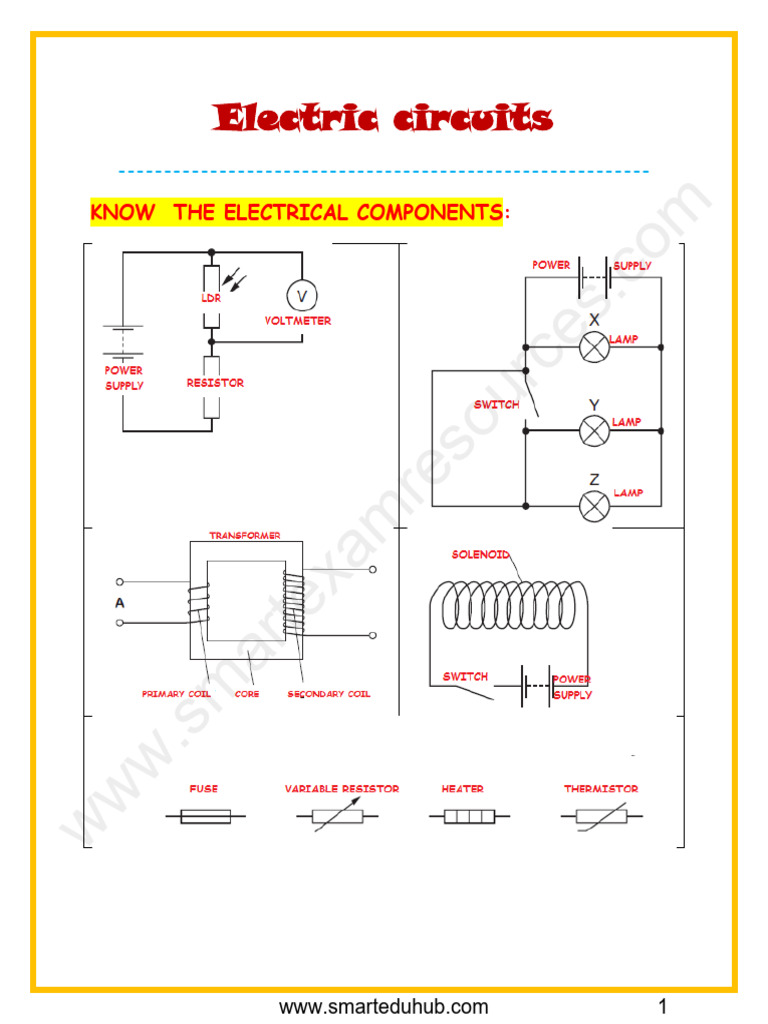4.3 Revision Notes Electric Circuits | PDF | Series And Parallel ...