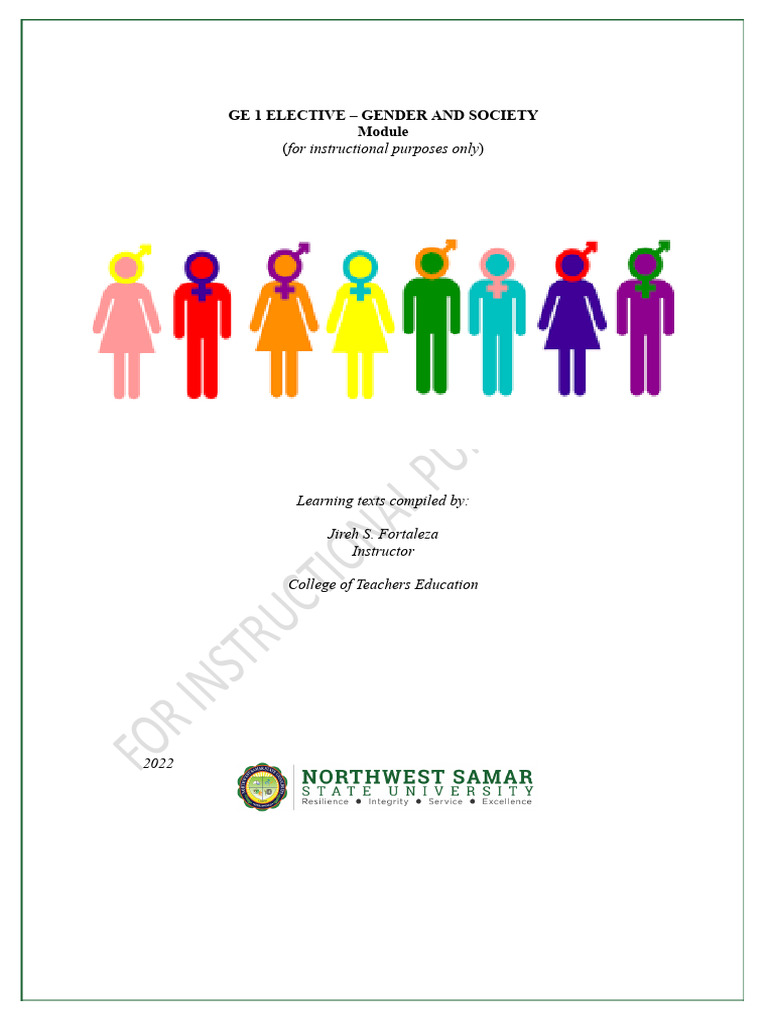 Module 3 And 4 Pdf Sexual Orientation Homosexuality