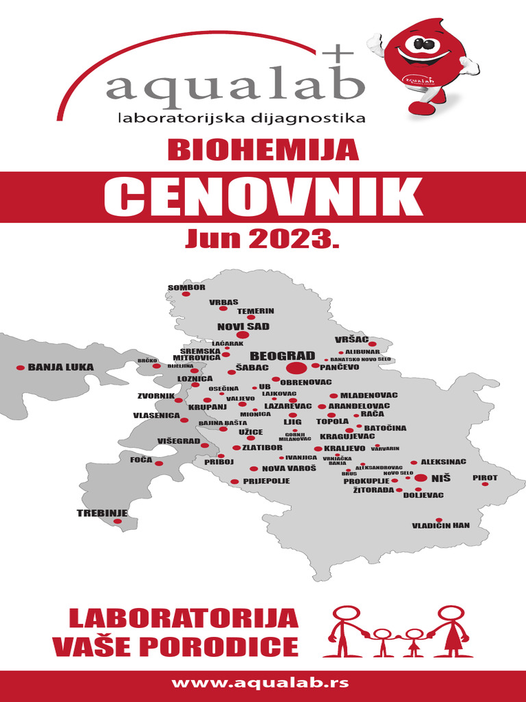 Cenovnik 2023 BIOHEMIJA | PDF