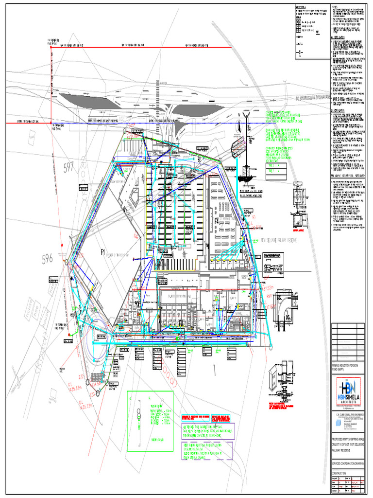 1909-01-28C HV, LV TELE & AREA LIGHTING RETICULATION LAYOUT & CO ...