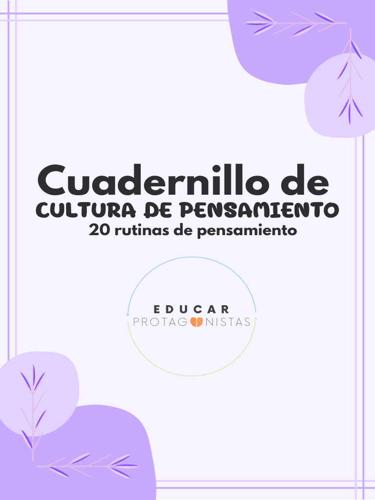 Rutinas de Pensamiento para Estudiantes | PDF | Pensamiento