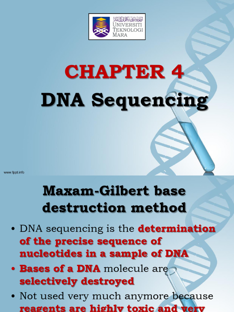 DNA Sequencing Methods Explained | PDF | Dna Sequencing | Primer ...
