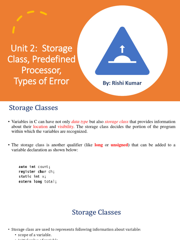Lecture 3 Unit 2 Types of Errors | PDF | Variable (Computer Science ... Lecture 3 Unit 2 Types of Errors | PDF | Variable (Computer Science ...