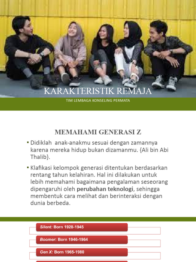 Karakteristik Remaja | PDF