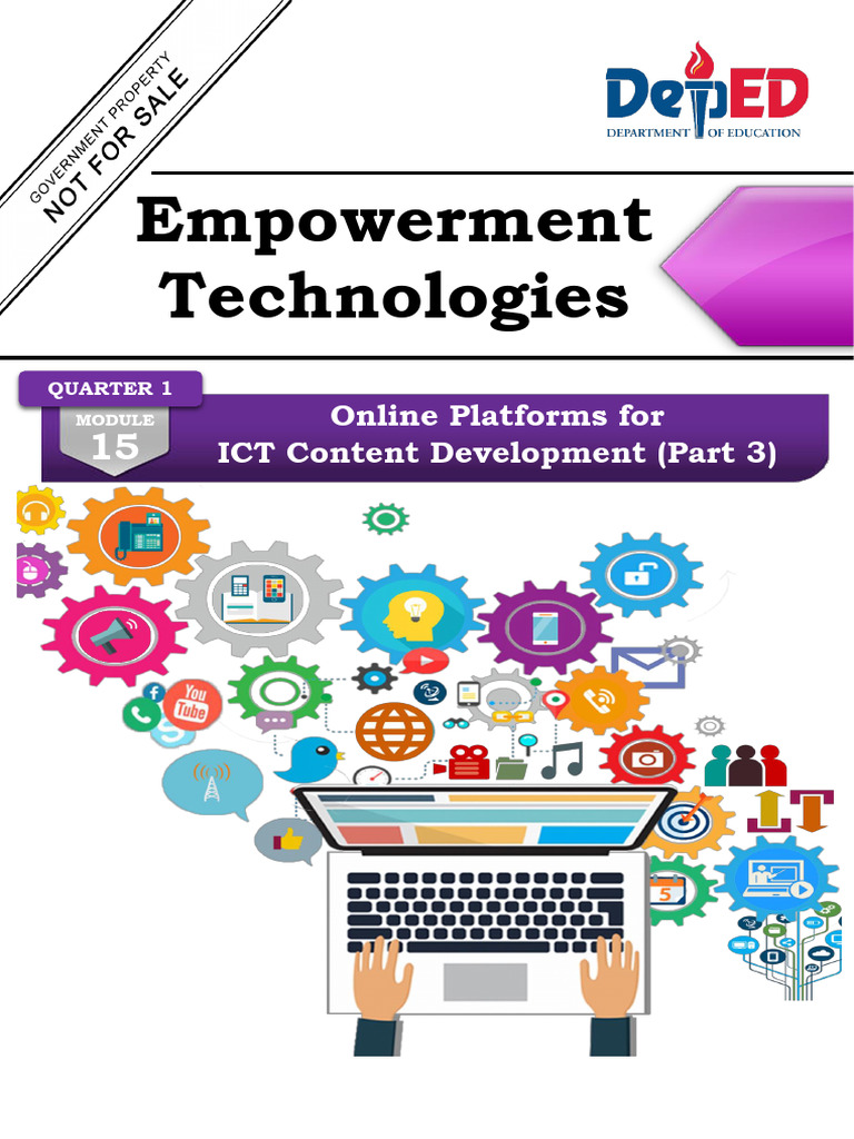 TVL Empowerment Technologies Q3 M15 | PDF | Software | Computing