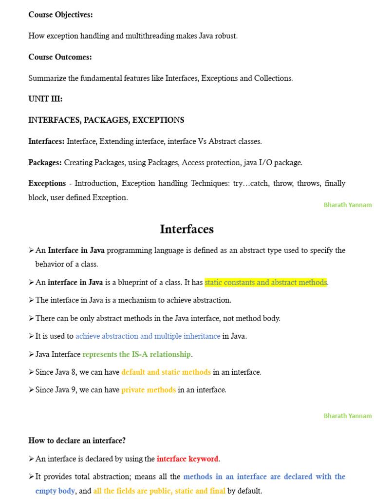 Unit 3 Java | PDF | Class (Computer Programming) | Method (Computer ... Unit 3 Java | PDF | Class (Computer Programming) | Method (Computer ...