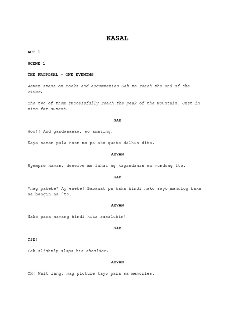 Wedding Roleplay Script | PDF | Love | Wedding