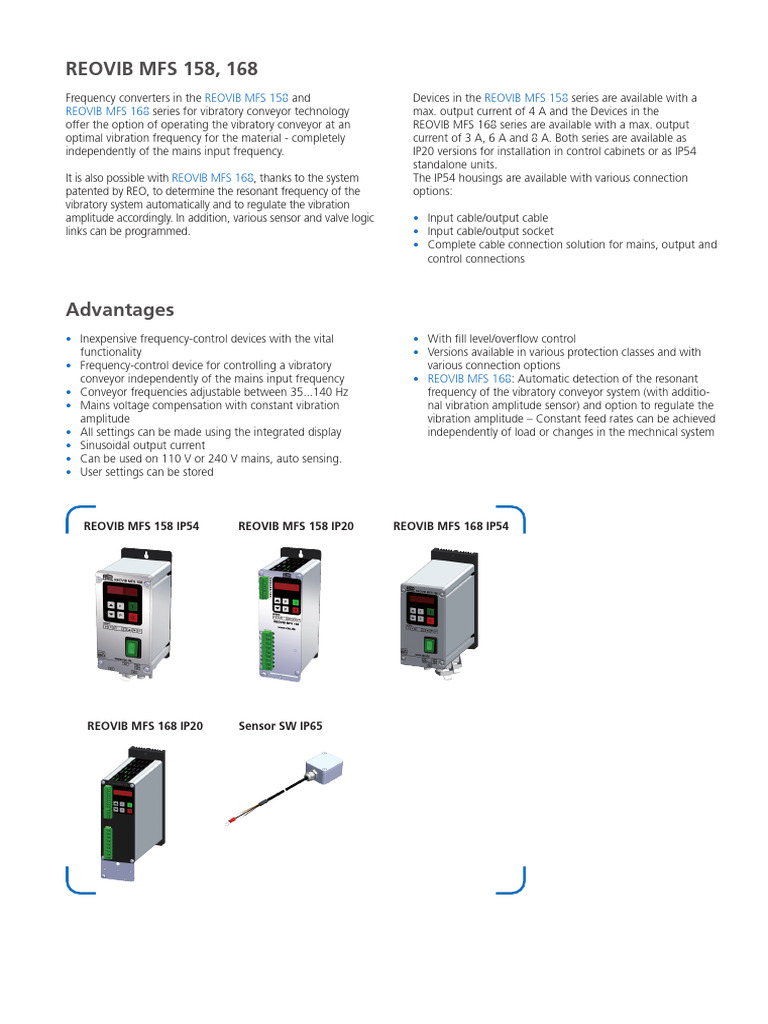 Reovib MFS 158 168 1 | Download Free PDF | Mains Electricity | Resonance