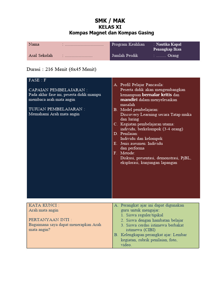 C Kompas Magnet Dan Kompas Gasing F | PDF